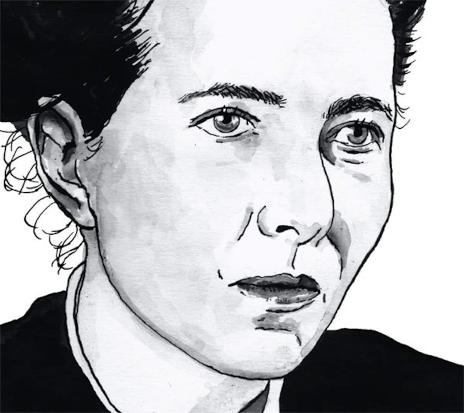 Simone De Beauvoir Literary Poster Print Great Writer Feminist Icon - Etsy