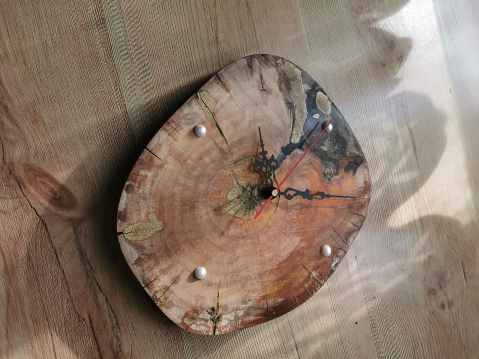 Wood Quartz Wall Clock - Etsy