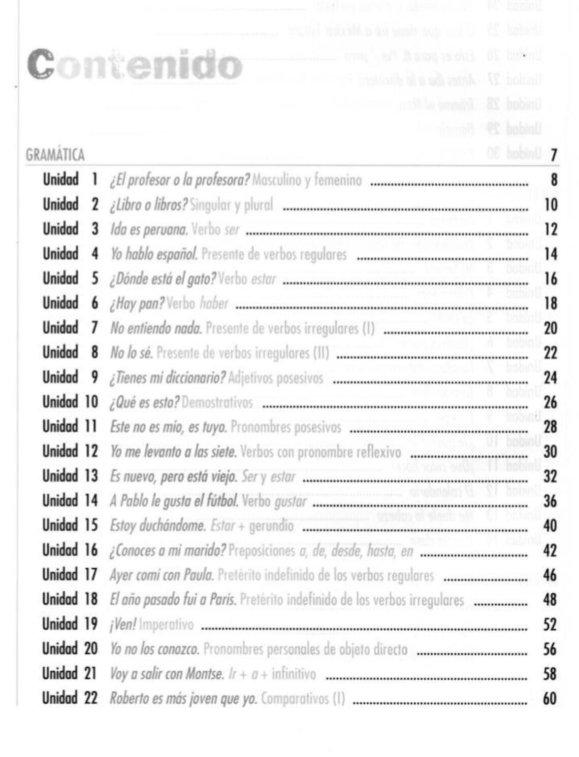 Spanish A1 Workbook / Flashcards – Printable Grammar / Vocabulary PDF ...