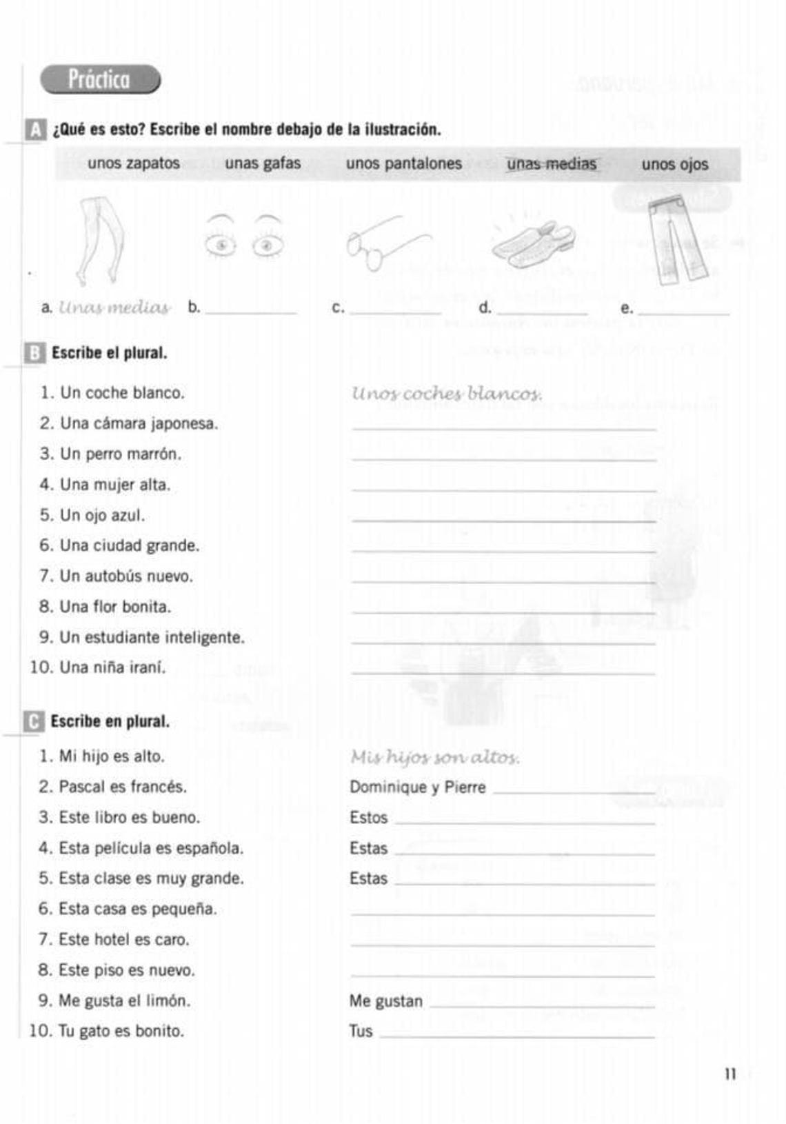 Spanish A1 Workbook / Flashcards – Printable Grammar / Vocabulary PDF ...