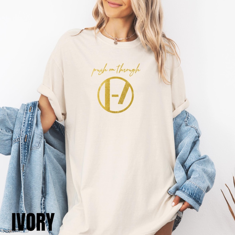 Push on Through Twenty One Pilots Retro Style Inspired Tshirt,breach ...