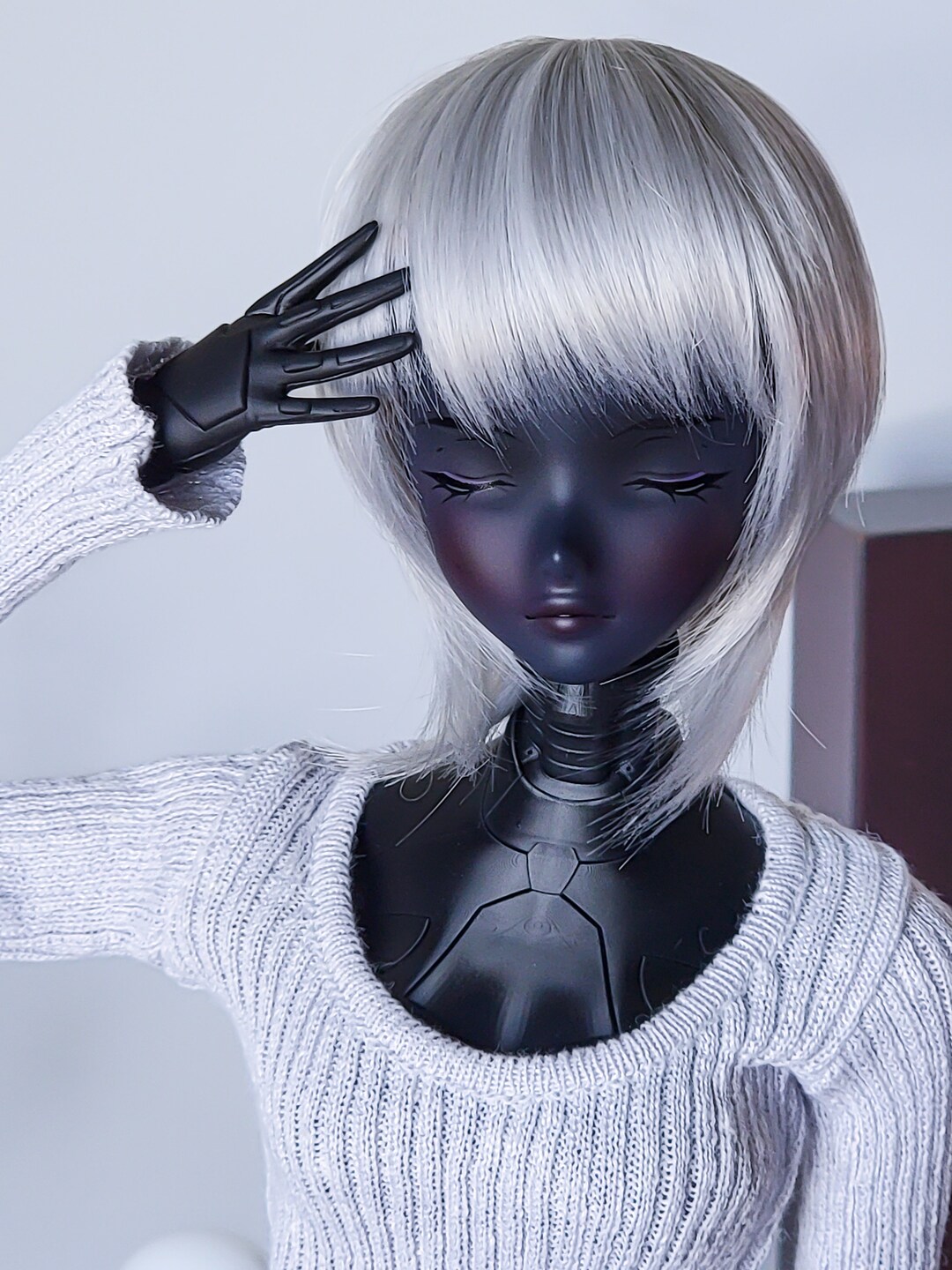 Cyborg Bust Smart Doll - Resin 3D Printed Vinyl BJD - Etsy