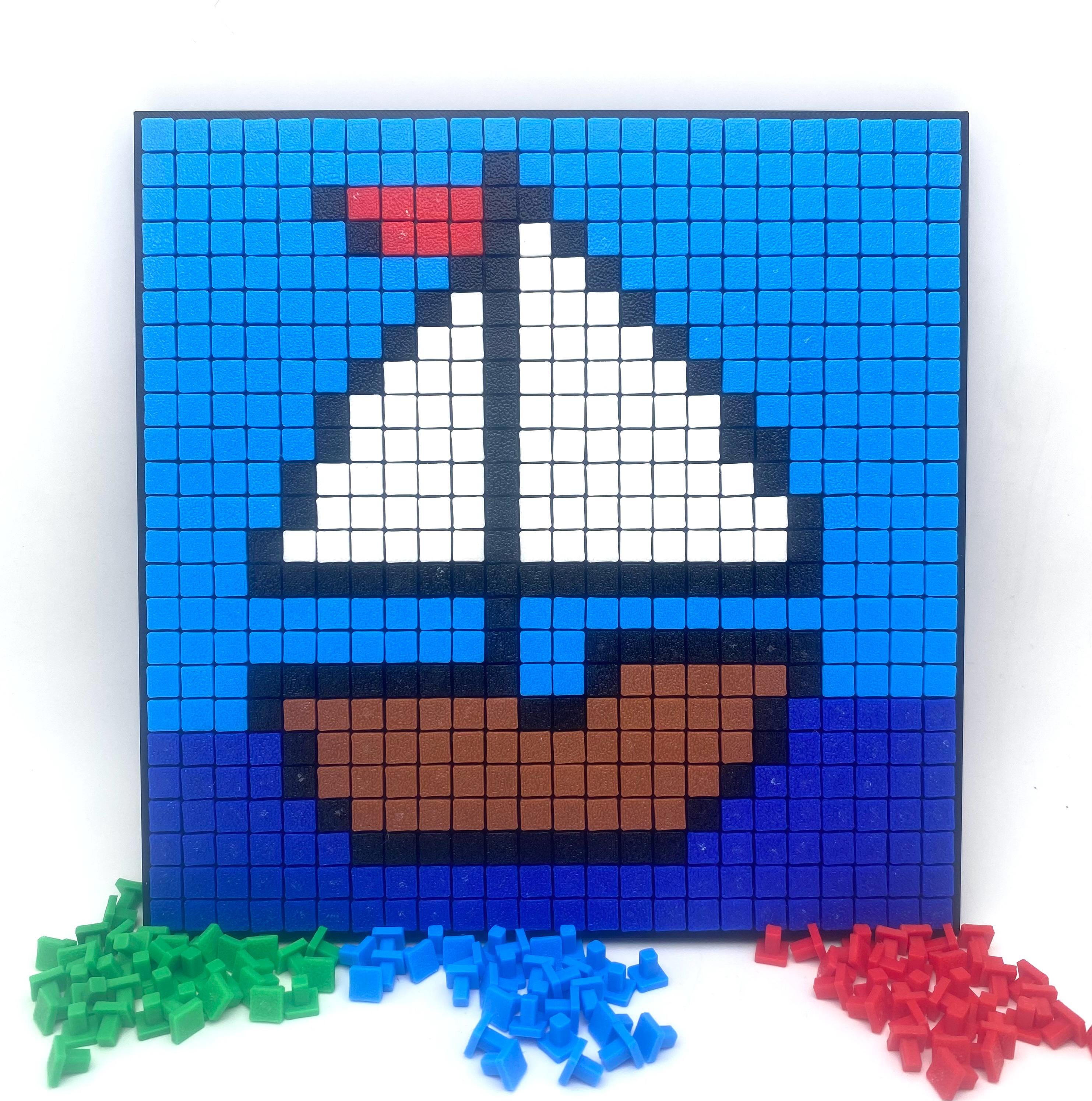DIY Ship Pixel Art Kit – Build Your Own Boat Craft for Kids | Nautical ...