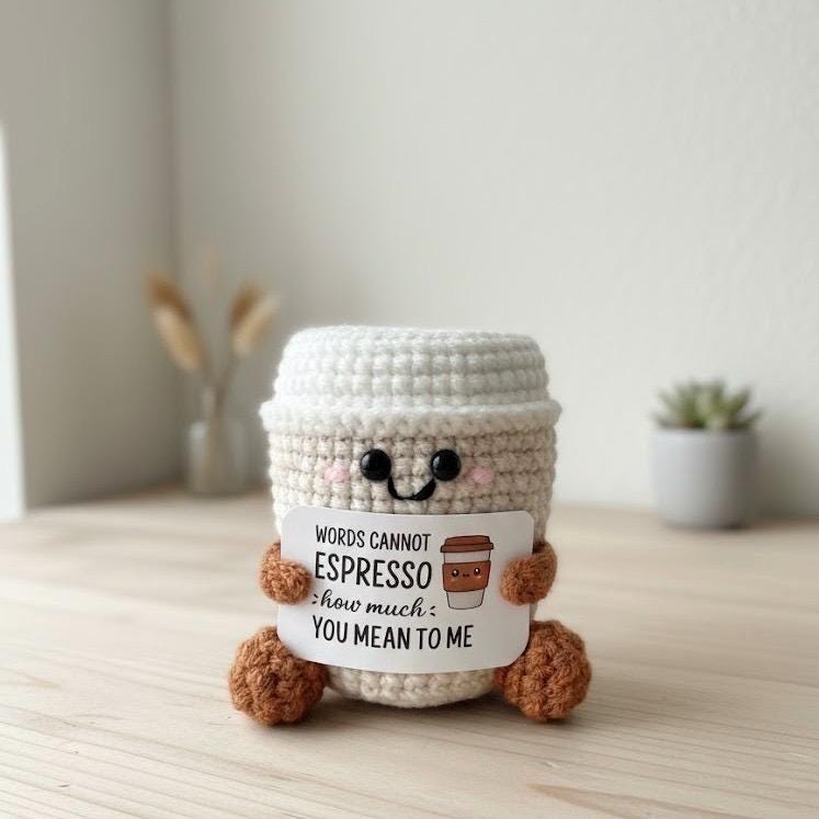 Crochet Pocket Bee: Handmade Emotional Support Gift With Card - Etsy