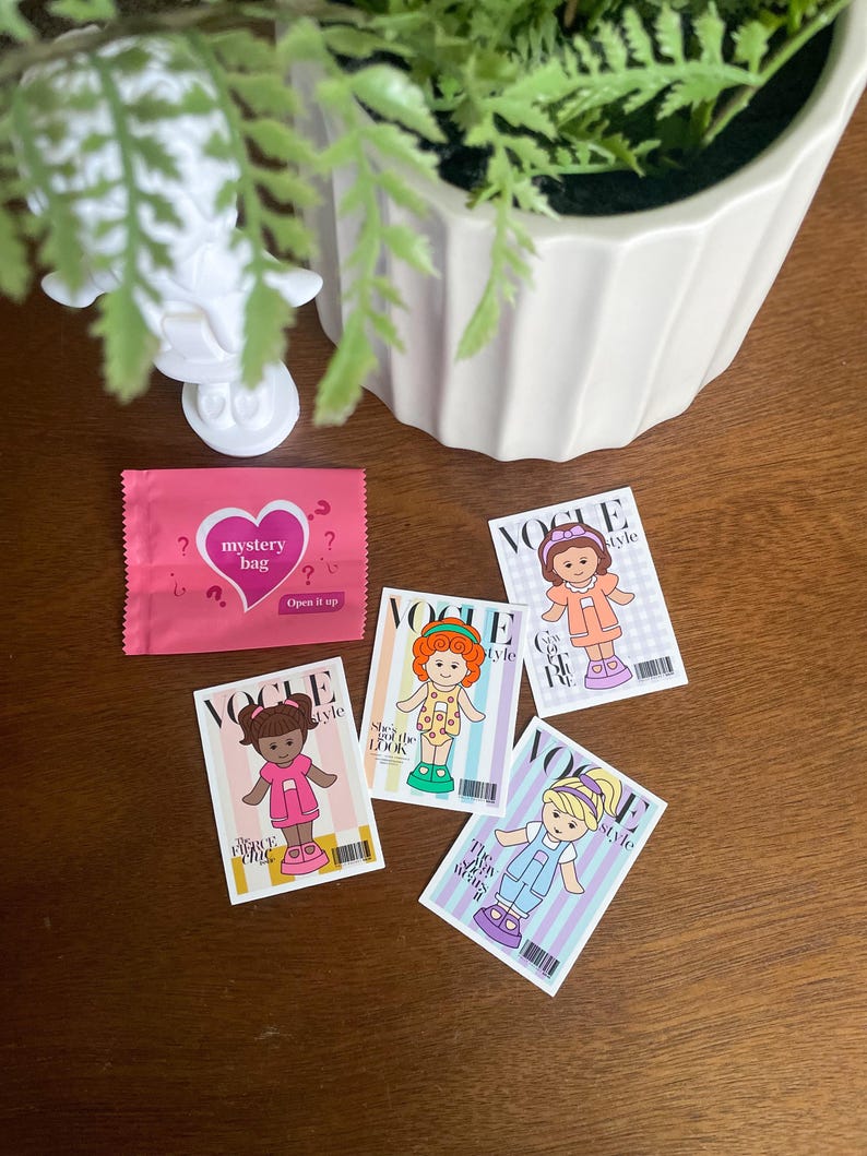 Polly Pocket Vogue Magazine Stickers - Etsy