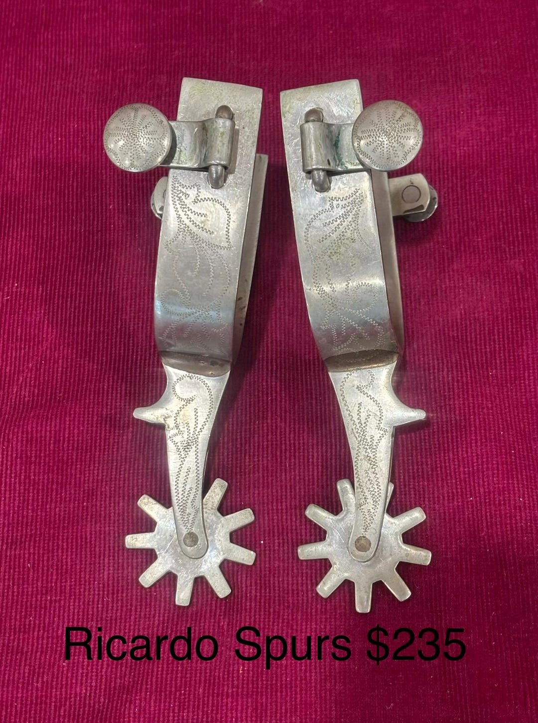 Ricardo Marked Spurs - Etsy
