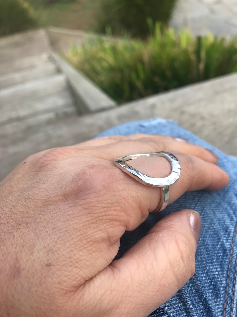 Unique Sterling Silver Statement Ring for Women - Etsy
