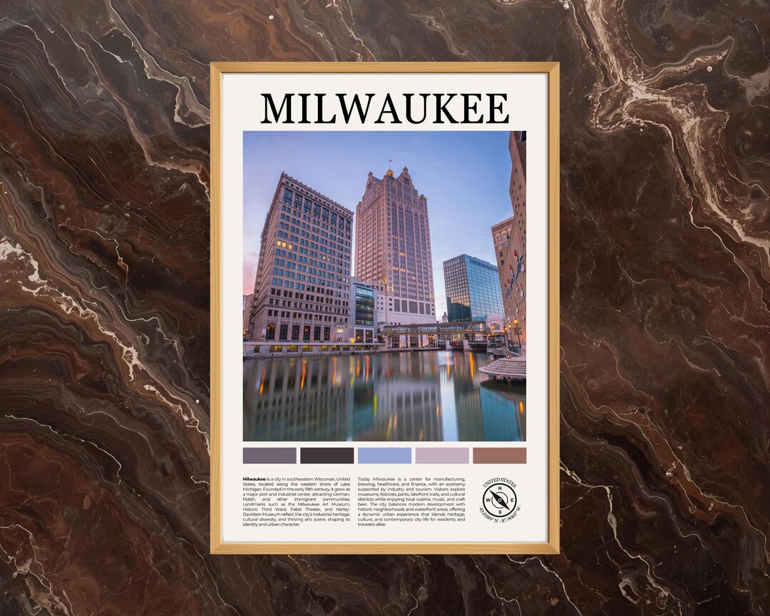 Milwaukee Poster: Milwaukee Print, Milwaukee Paint, Milwaukee Photo ...