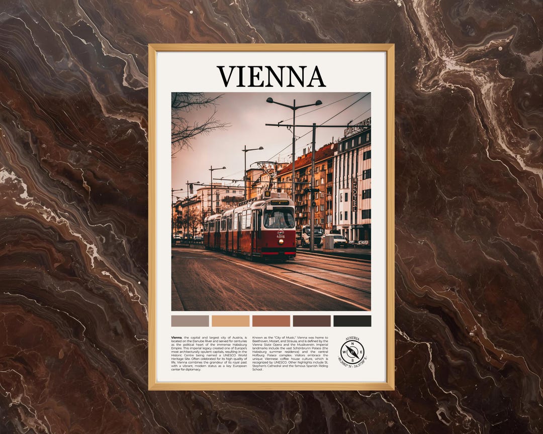 Vienna Poster: Vienna Print, Vienna Paint, Vienna Photo, Austria Poster ...