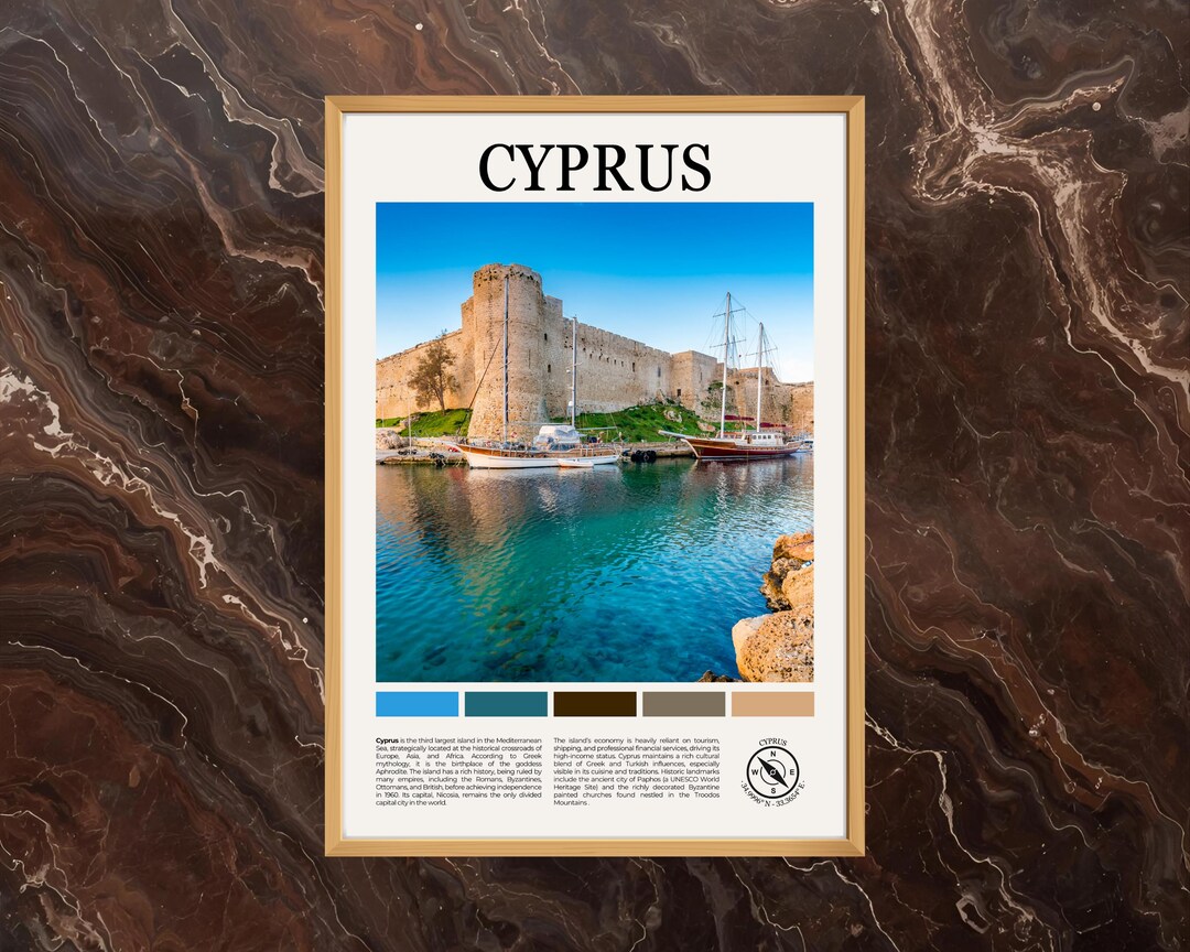 Cyprus Poster: Cyprus Print, Cyprus Paint, Cyprus Photo, Cyprus Wall ...