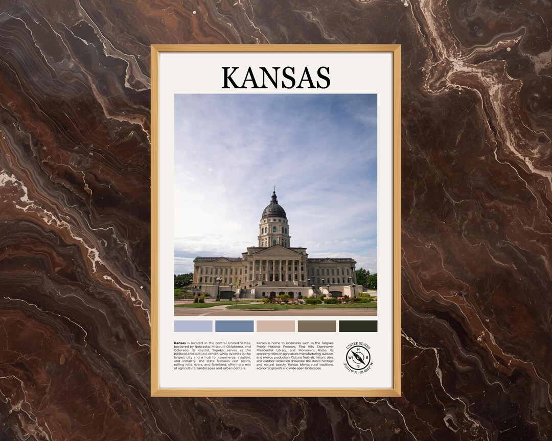 Kansas Poster: Kansas Print, Kansas Paint, Kansas Photo, Kansas Wall ...