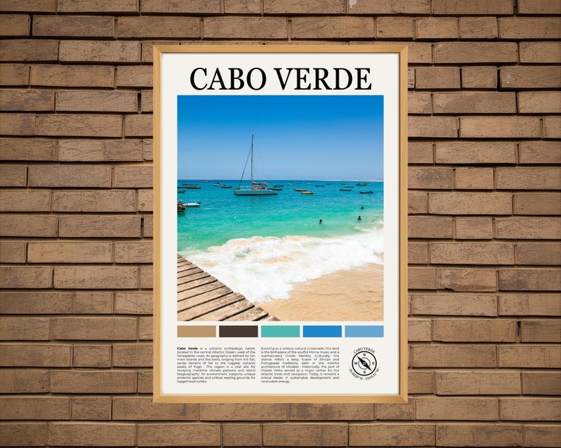 Cabo Verde Poster: Cabo Verde Print, Cabo Verde Paint, Cabo Verde Photo ...