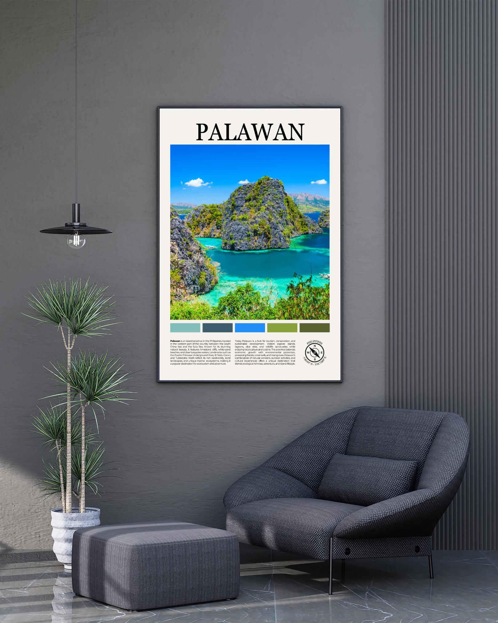 Palawan Poster: Palawan Print, Palawan Paint, Palawan Photo ...