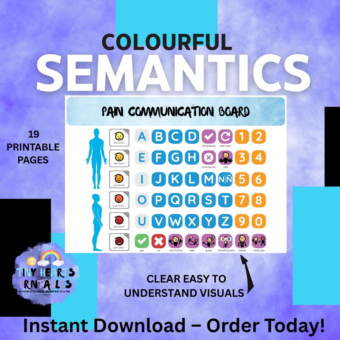 Printable Communication Boards for Kids | 12 Pages of Visual Vocabulary ...