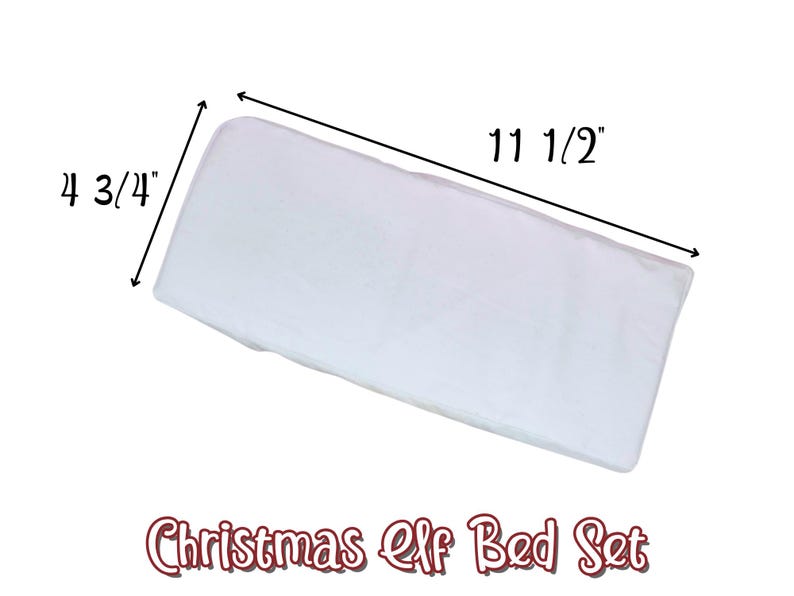 Christmas Elf Bed Single-bed Set | 1/6 Scale for 12" Elves | Blanket ...