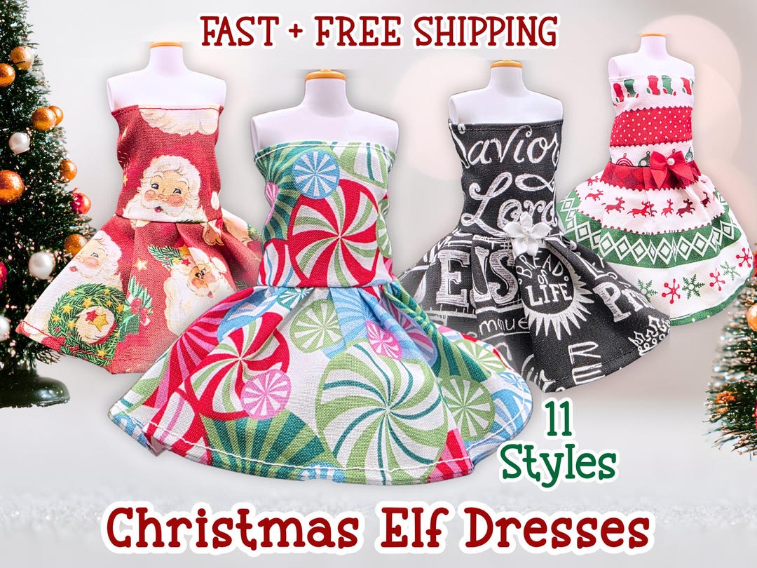 Christmas Elf Dresses – 11 Dress Styles – Handmade Clothes - Elf-dress ...