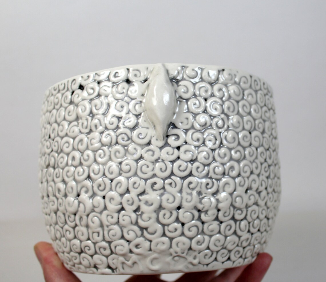 Large Sheep Yarn Bowl Pottery Ceramic Yarn Bowl Knitting or - Etsy
