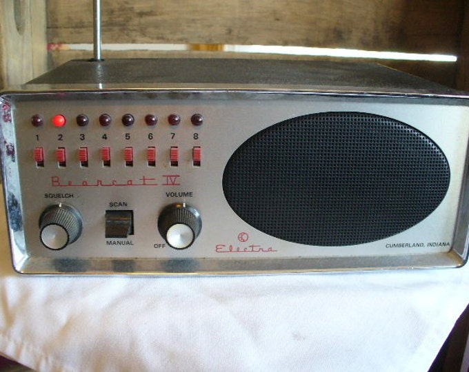 Sale:bearcat IV Electra Scanner, Receiver, Model BC IV-1976 - Etsy