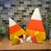 Rustic Wooden Candy Corn: Handcrafted Fall Decor - Etsy