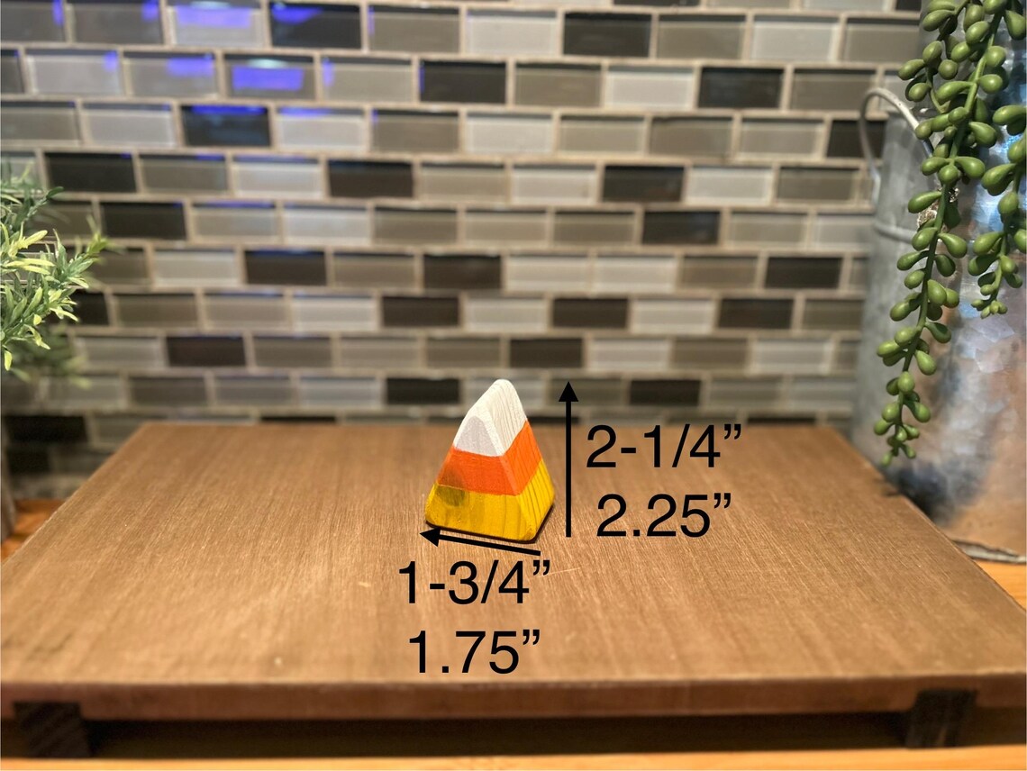 Rustic Wooden Candy Corn: Handcrafted Fall Decor - Etsy