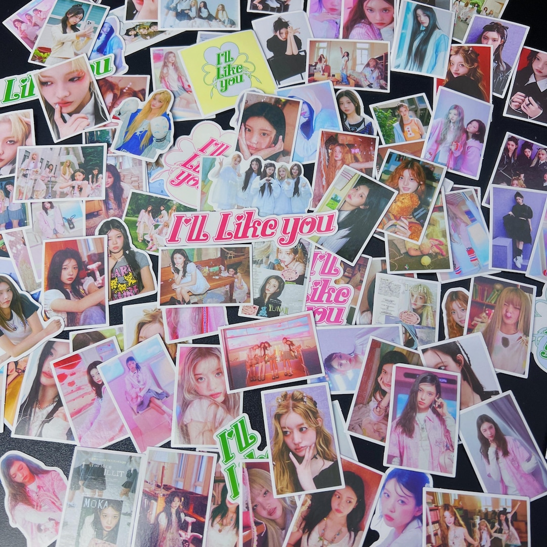Illit STICKERS, KPOP BIAS Assorted Kpop Sticker Mix, 25/50/75/100 ...
