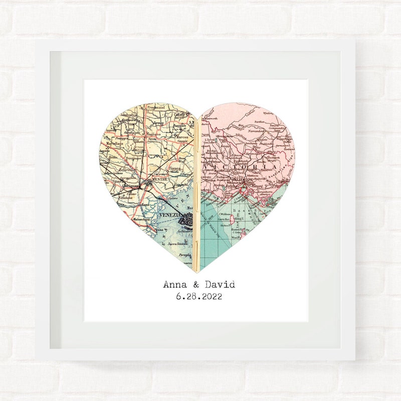 Personalised Map - Etsy
