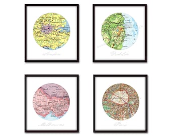 ArtPrintsVintage - Personalized Map Art | Unique Custom Gifts, Wall ...