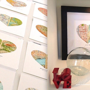 Custom Couples Map Gift Personalized Map Unique Husband - Etsy