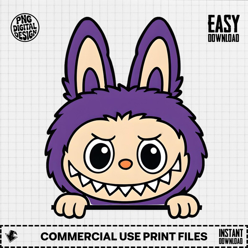 Labubu Purple - Etsy