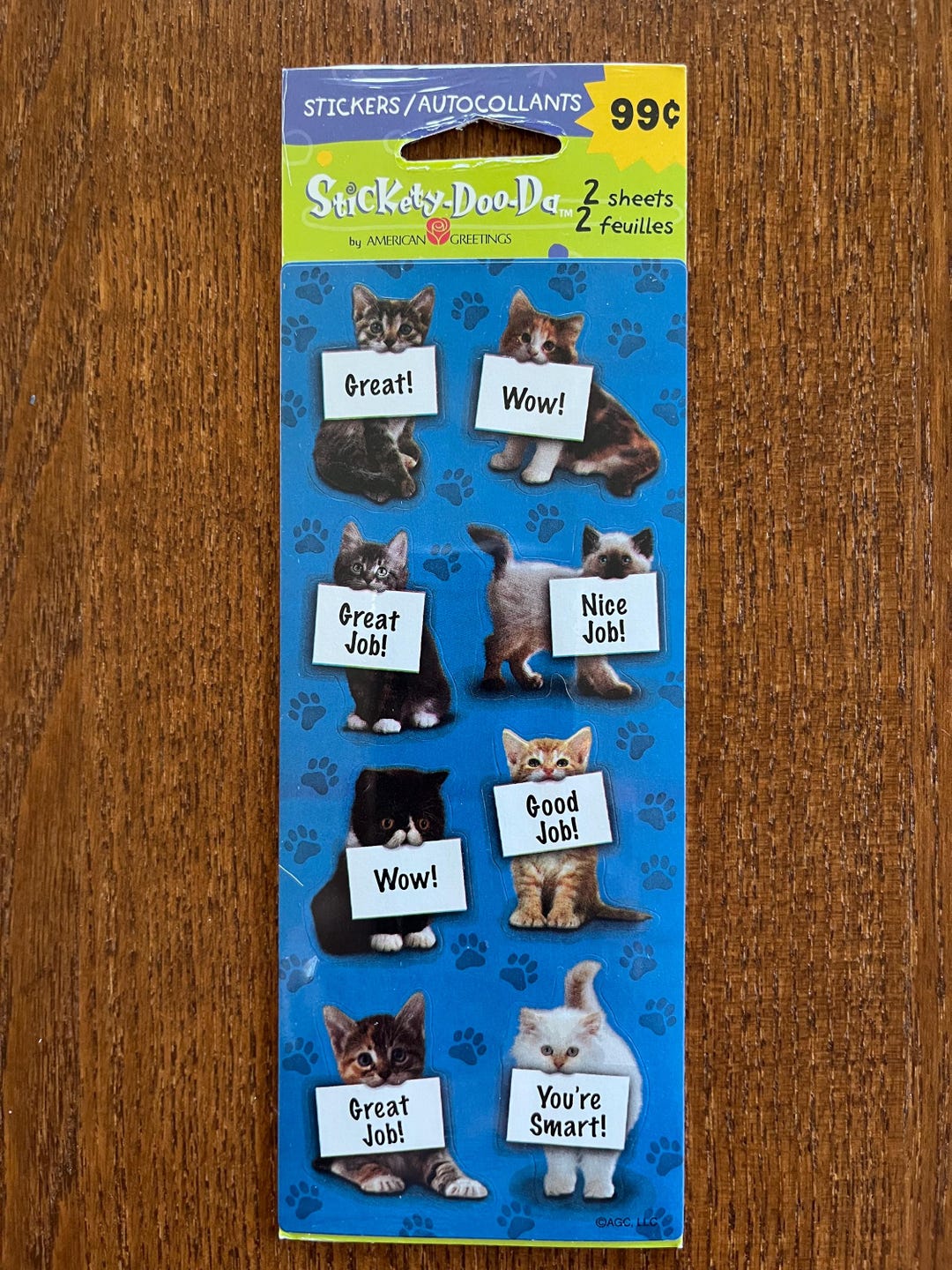 Early 2000s Kitten Stickers, New in Package - Etsy