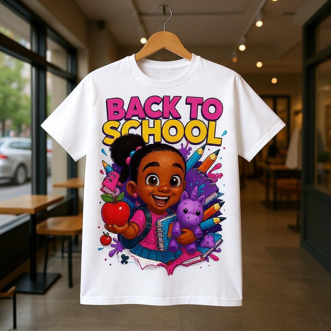 Zuri Back to School Kids Tee | First Day of School Outfit | Colorful ...