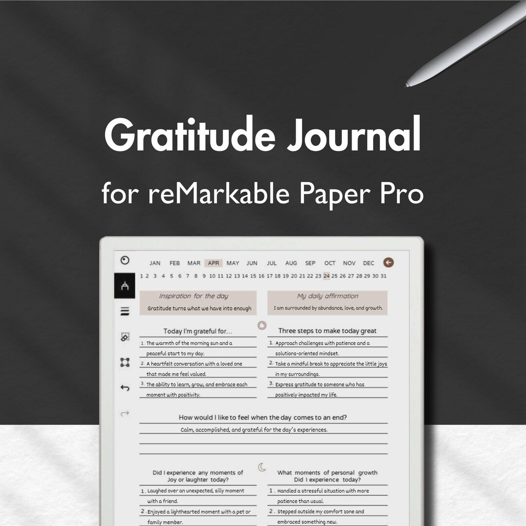 Gratitude Journal for Remarkable Paper Pro, Wellness Journal ...