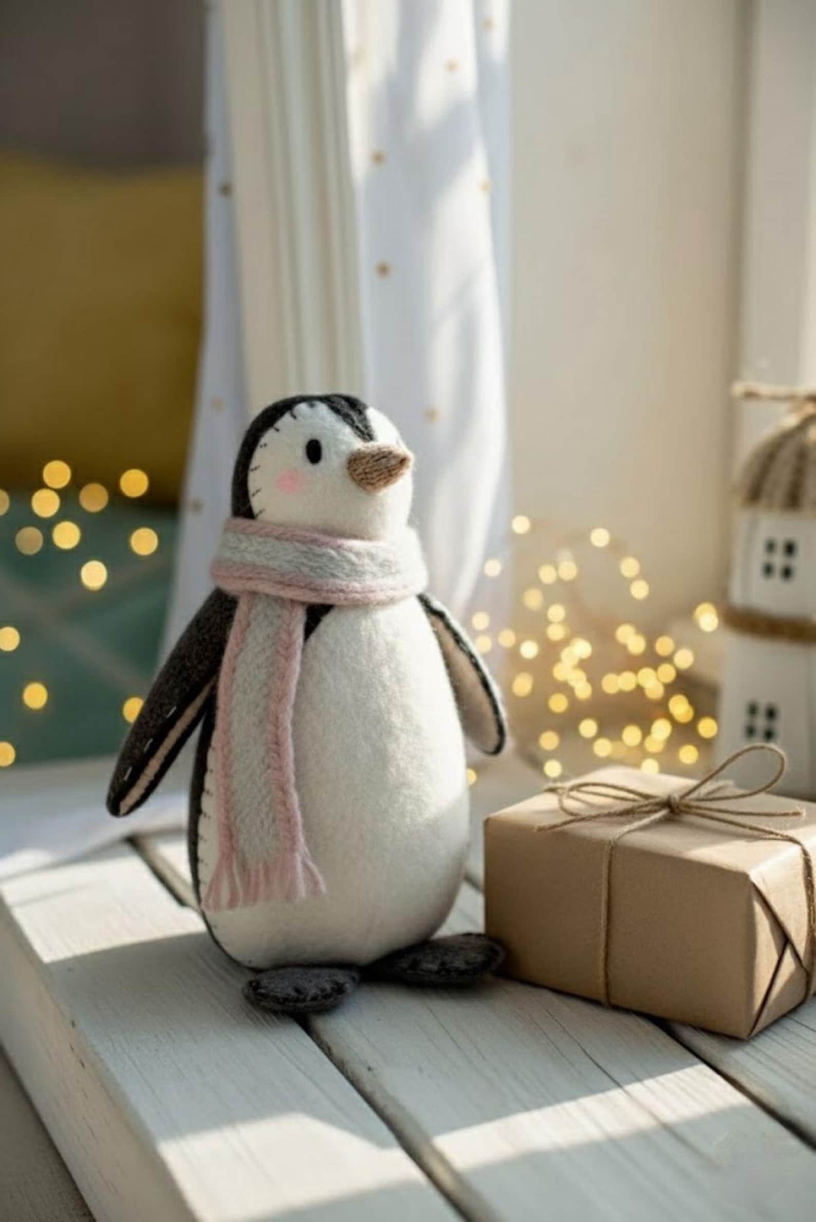 Penguin Plush Sewing Pattern | Stuffed Animal Pattern | DIY Penguin Toy ...