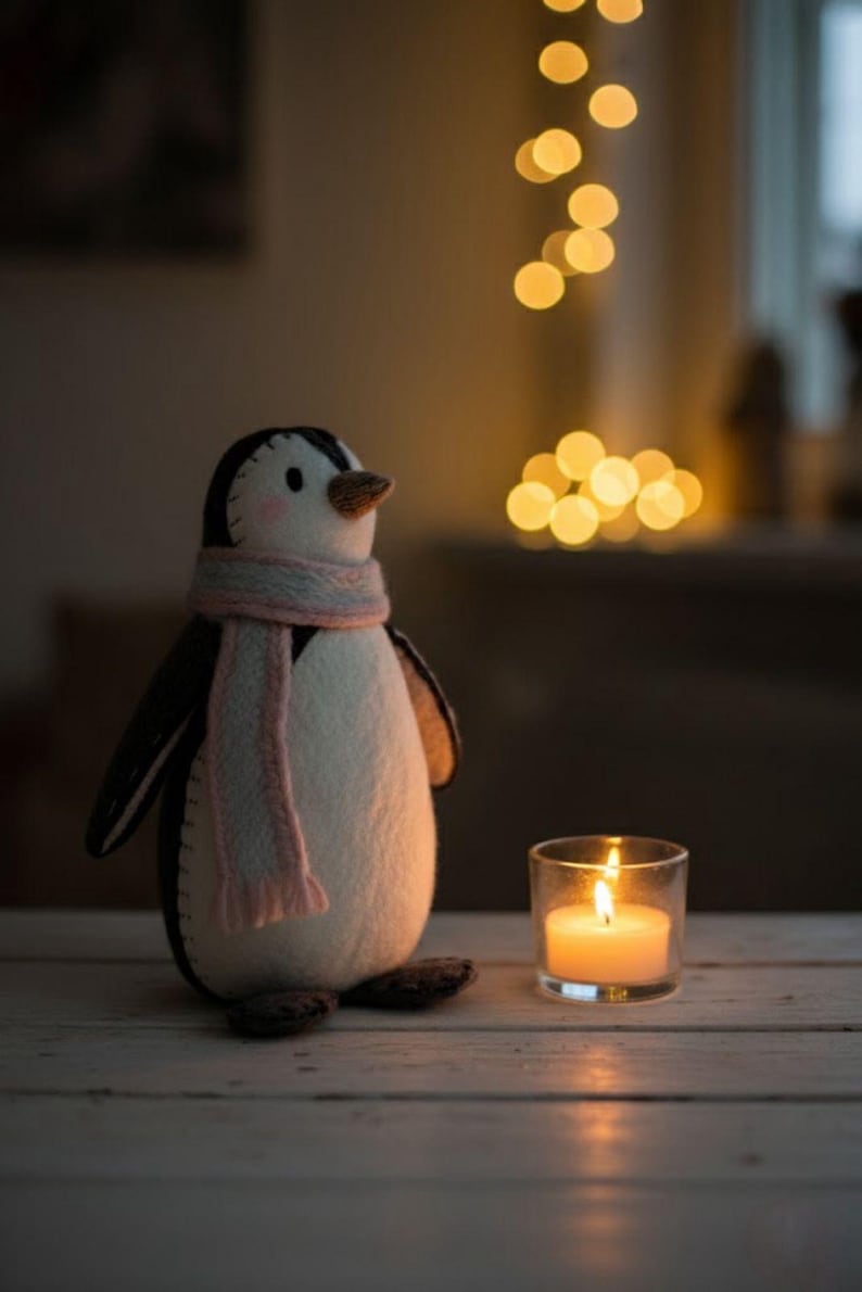 Penguin Plush Sewing Pattern | Stuffed Animal Pattern | DIY Penguin Toy ...