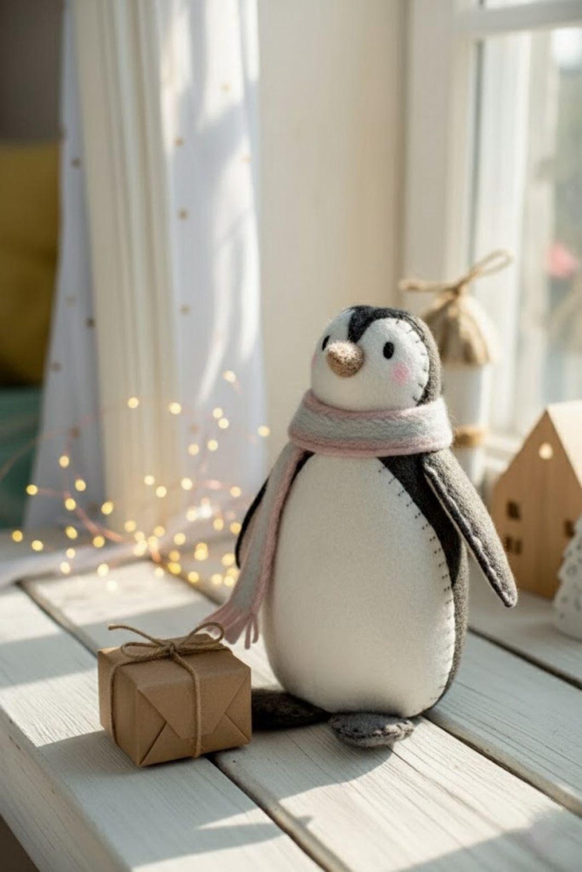 Penguin Plush Sewing Pattern | Stuffed Animal Pattern | DIY Penguin Toy ...