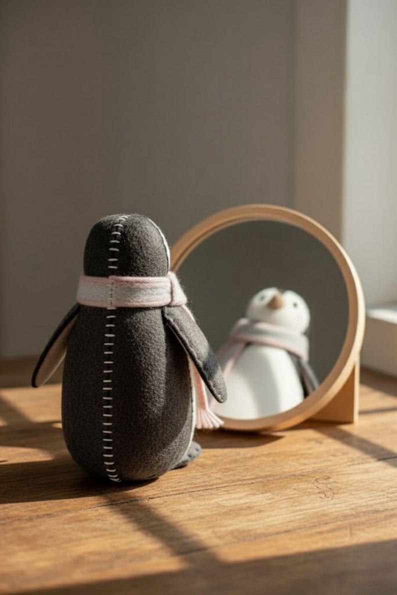 Penguin Plush Sewing Pattern | Stuffed Animal Pattern | DIY Penguin Toy ...