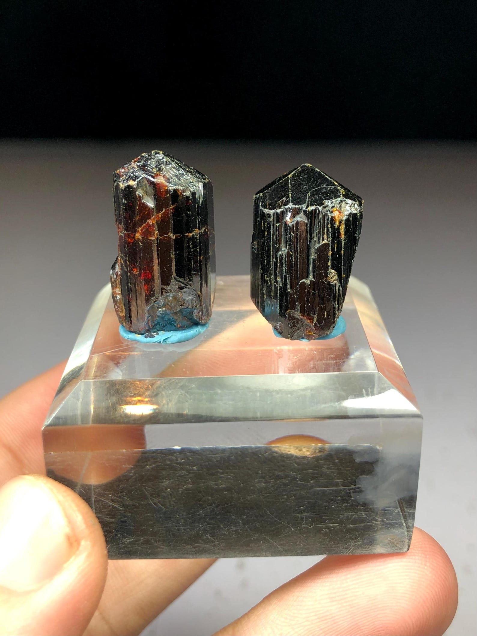 Red Rutile Crystals 13.4g | Madagascar Natural Collector Mineral - Etsy