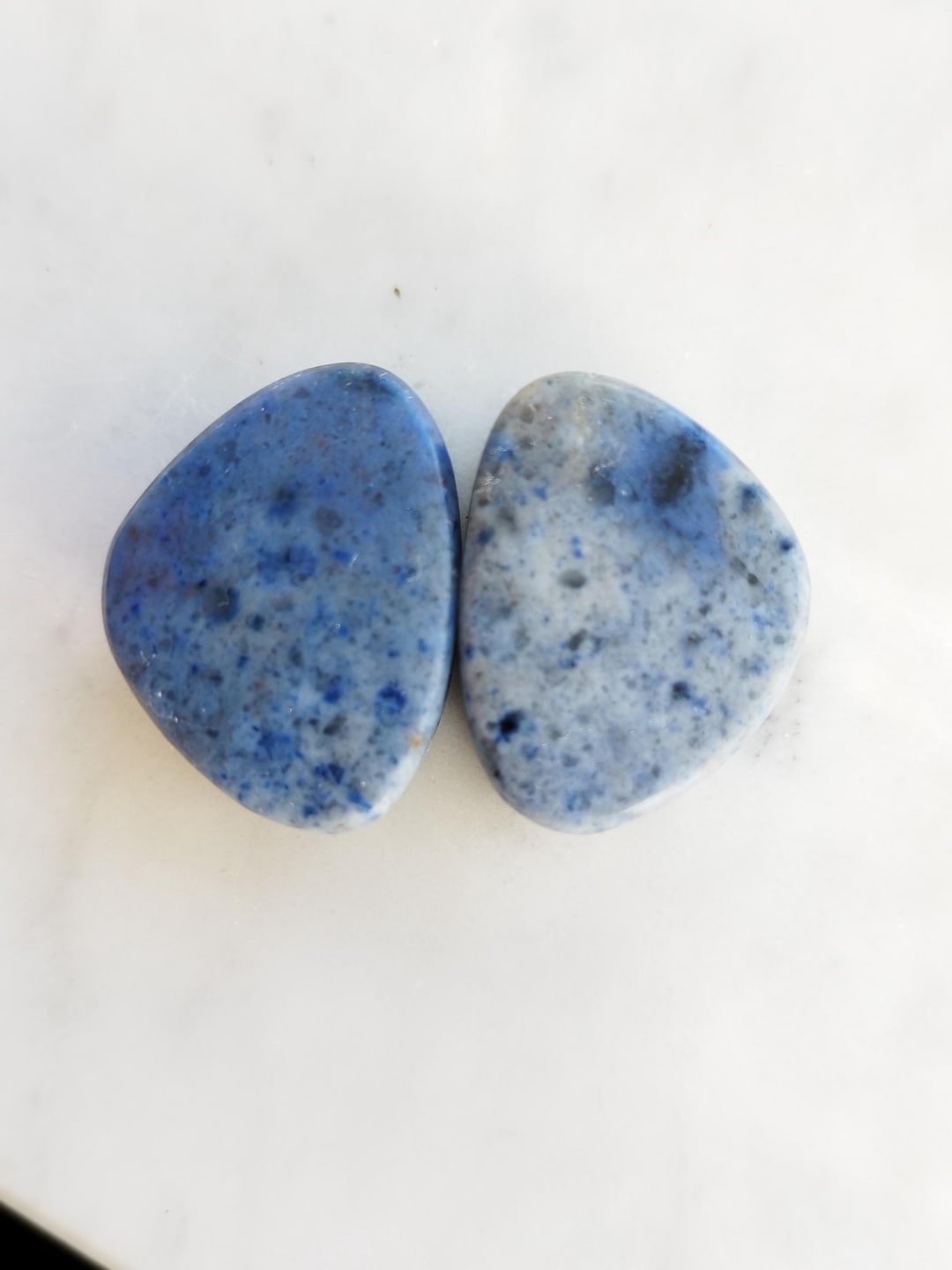 7/8" Butterfly Wing Dumortierite Plugs - Etsy
