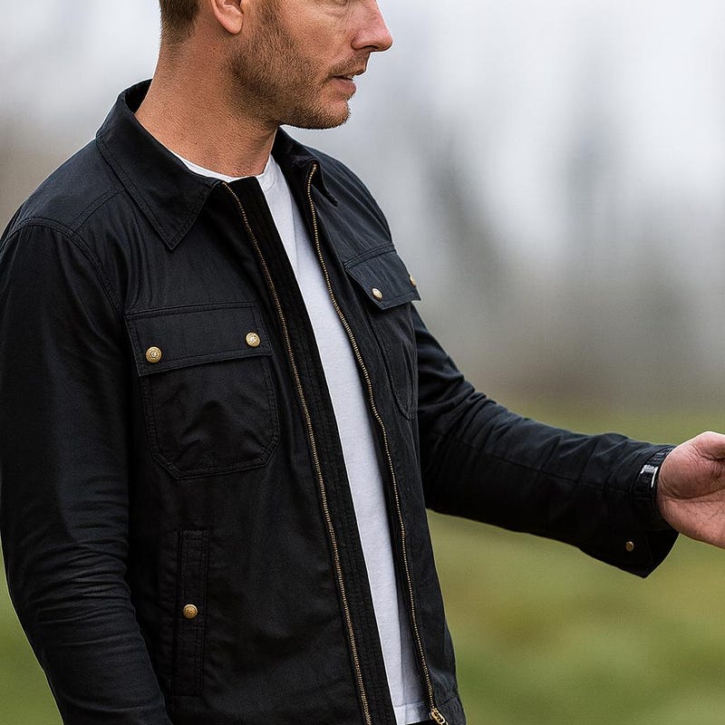 Man Waxed Canvas Jacket - Etsy