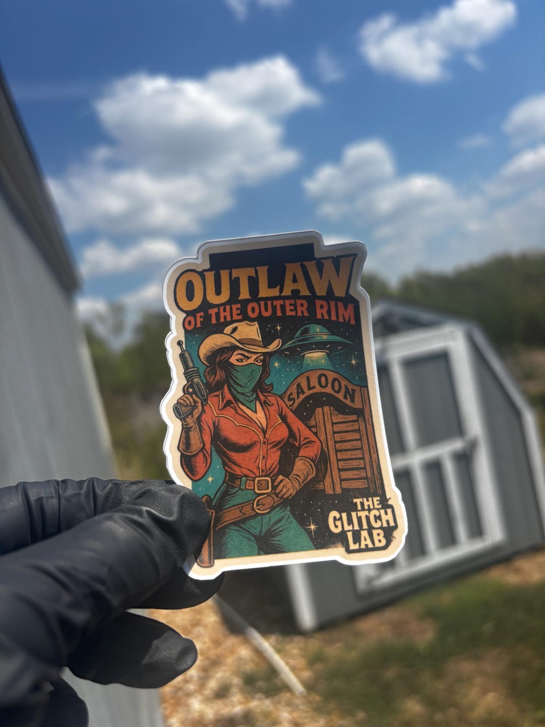 Outlaw of the Outer Rim Sticker • Space Western Waterproof Vinyl • the ...