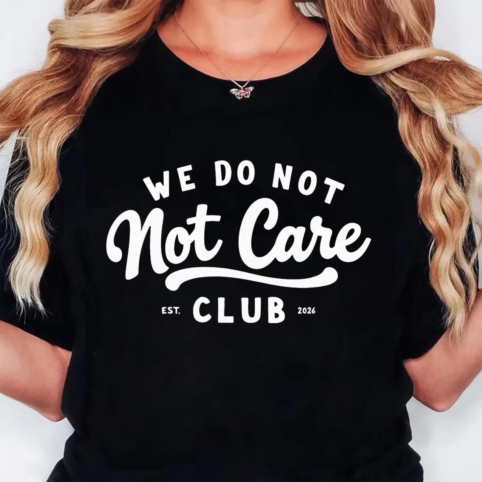 WDNC We Do Not Care Club PNG, Funny Sarcastic Quote Digital Download ...