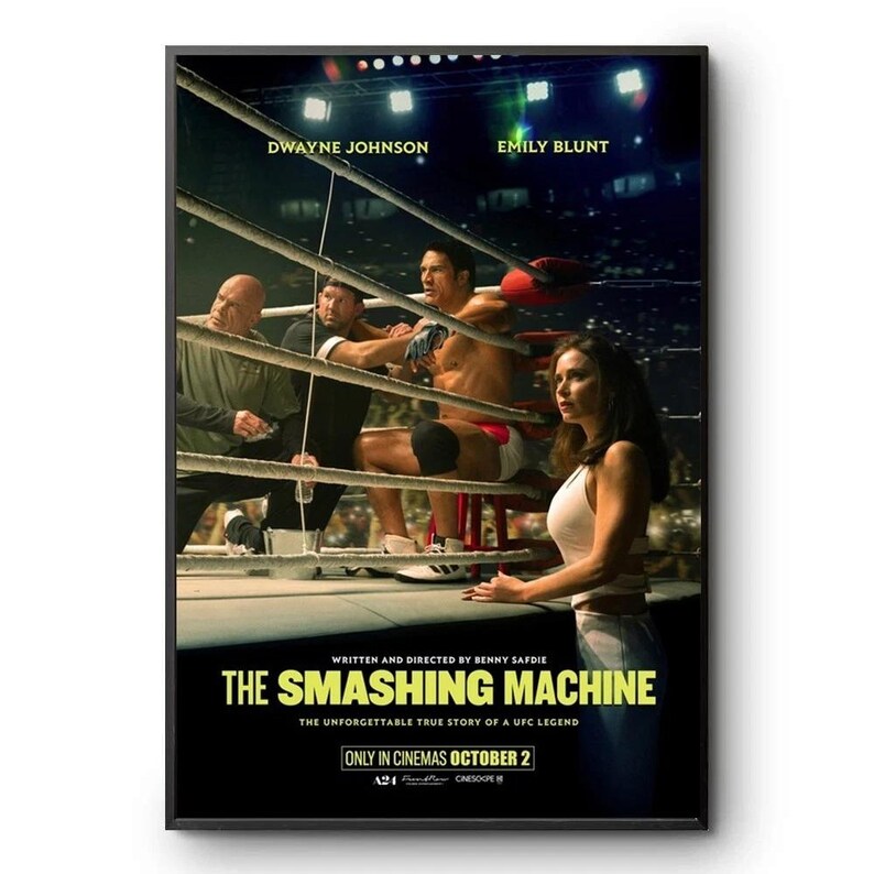 The Smashing Machine Movie (2025) Poster - Etsy