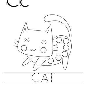 Alphabet Dot Marker & Tracing Worksheets: Preschool Letter Recognition ...