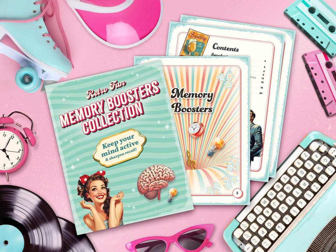 Memory Boosters Collection, Brain Teasers, Printable Puzzles (PDF ...
