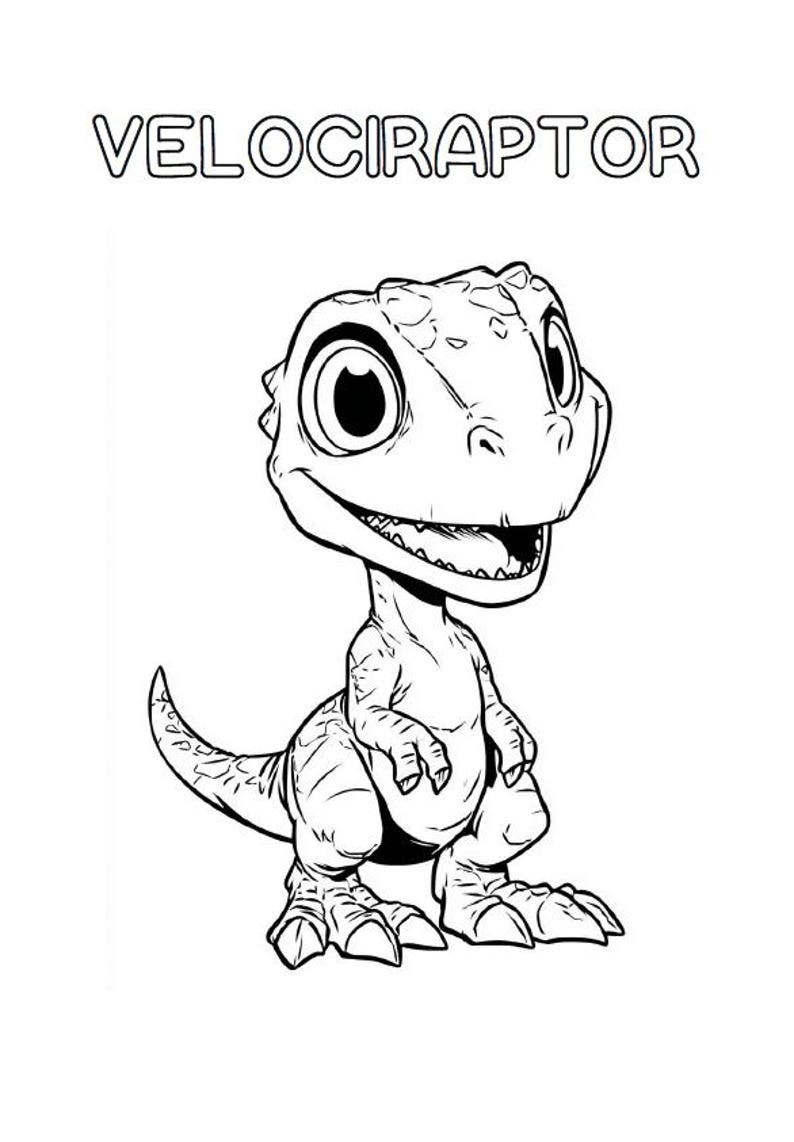 FUN & EASY Cute Dinosaurs Coloring Book for Kids Ages 3-8 | Easy ...