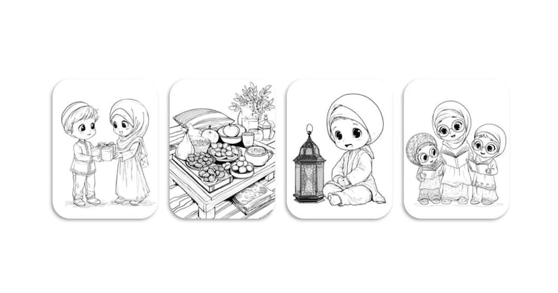 Good Deeds in Ramadan Coloring Book | Muslim Kids Islamic Values A5 ...