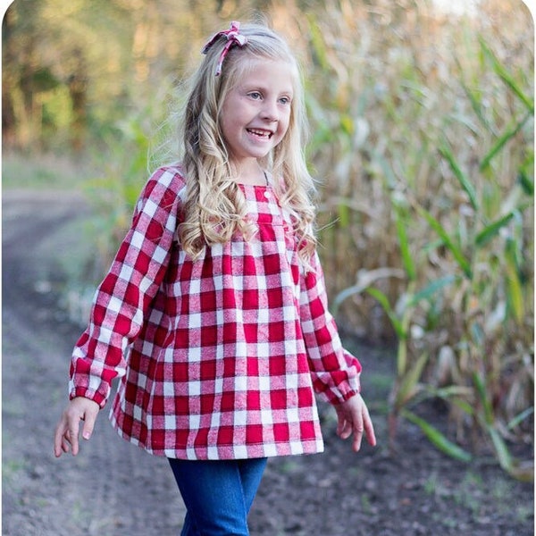 Girls Tunic Pattern - Etsy