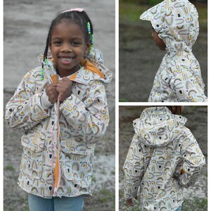 Kid's Raincoat Pattern - Etsy