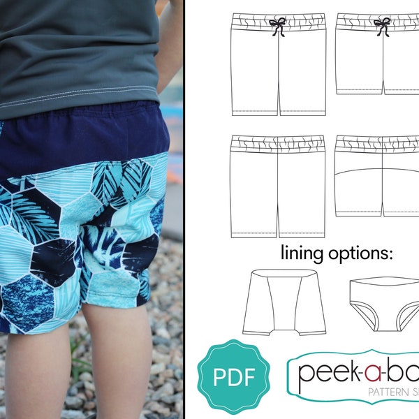 Board Shorts Pattern - Etsy