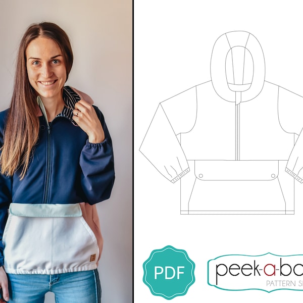 Windbreaker Sewing Pattern - Etsy